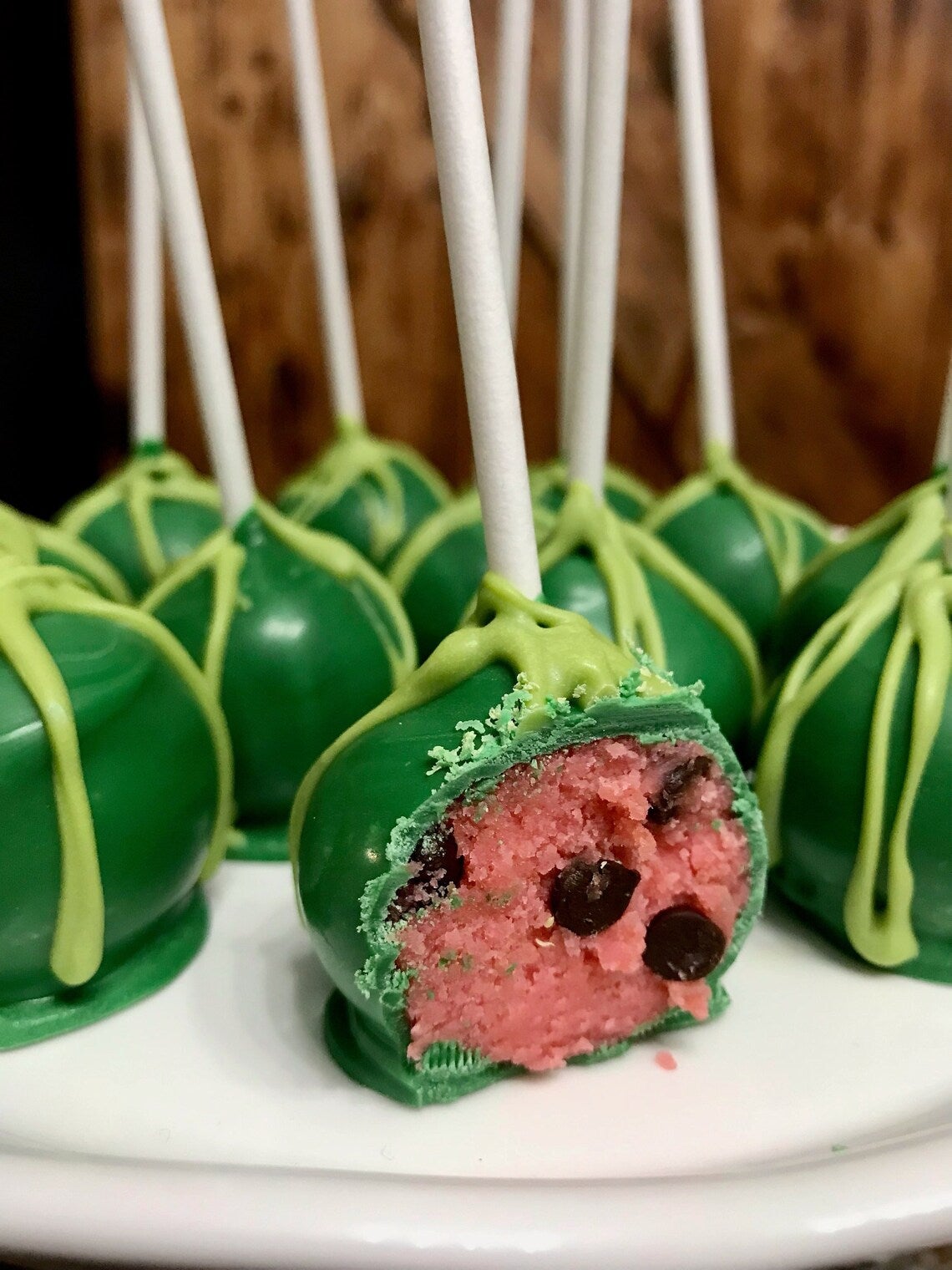 Watermelon Cake Pops